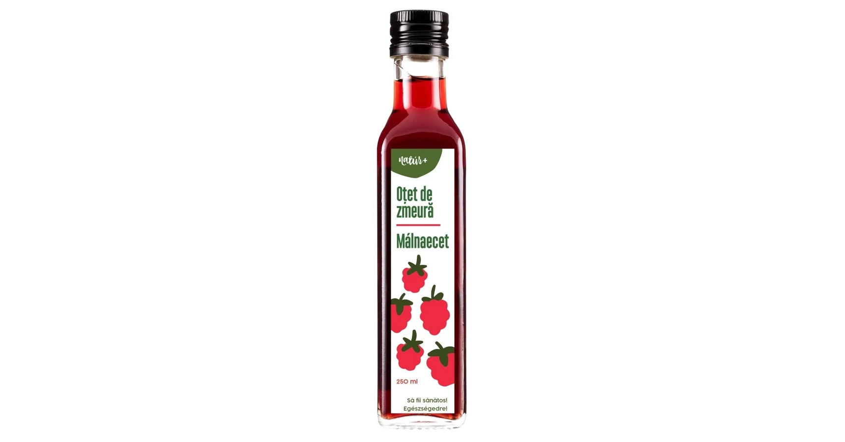 Erdélyi Szűretlen málnaecet 250ml (100 % természetes)